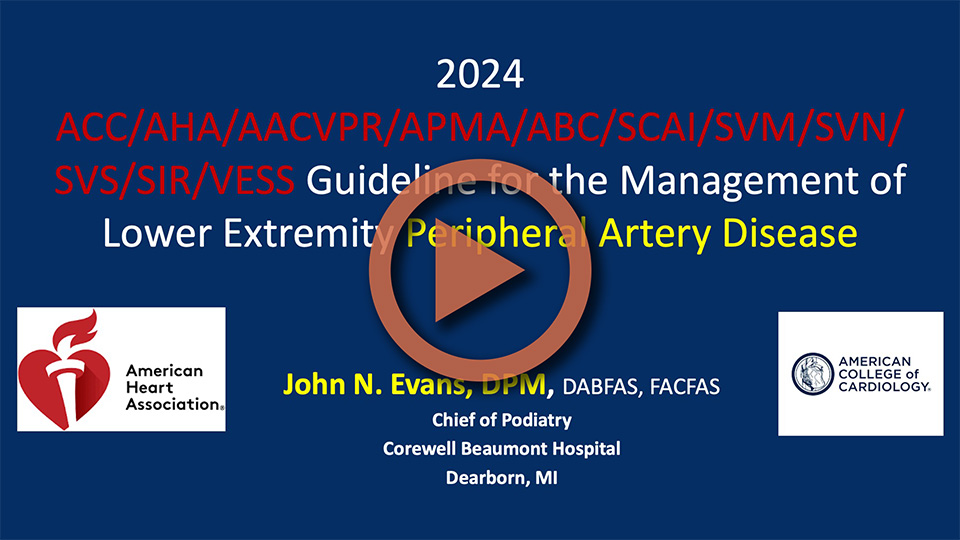 This Just In... - 2024 Joint AHA/ACC Vascular Guidelines for Lower ...