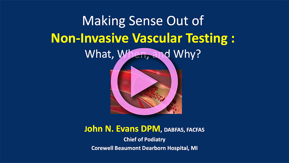 This Just In... - Making Sense Out of Non-Invasive Vascular Testing ...